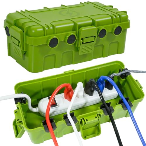 [2 Pack] Outdoor Electrical Box Waterproof, Medium Outdoor Electrical ...