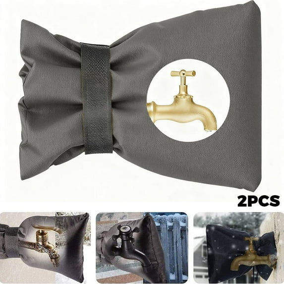 2 Pack Outdoor Faucet Covers for Winter Freeze Protection,5.5 7.9in ...