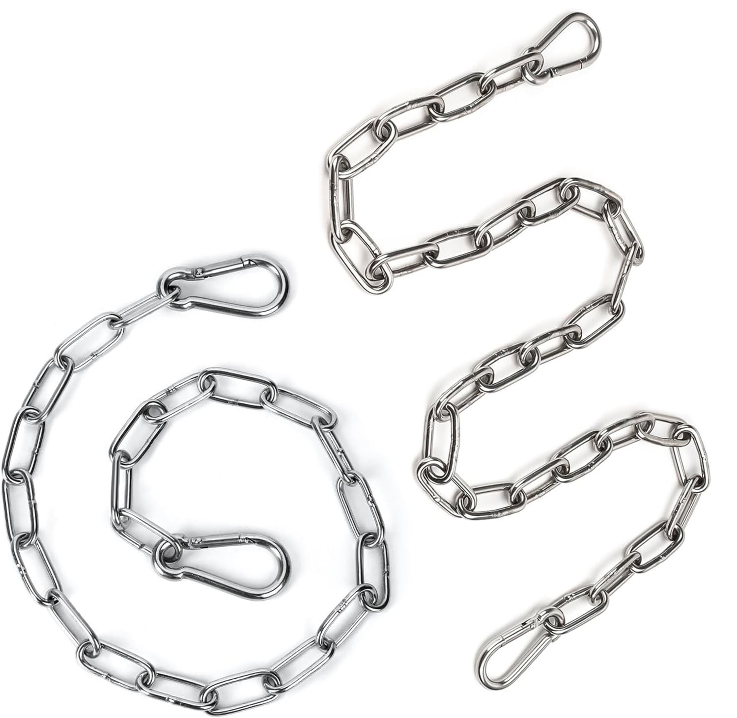 2 Pack Outdoor Fence Gate Chains,Happon 20 inch Mental Chain Fence Lock ...