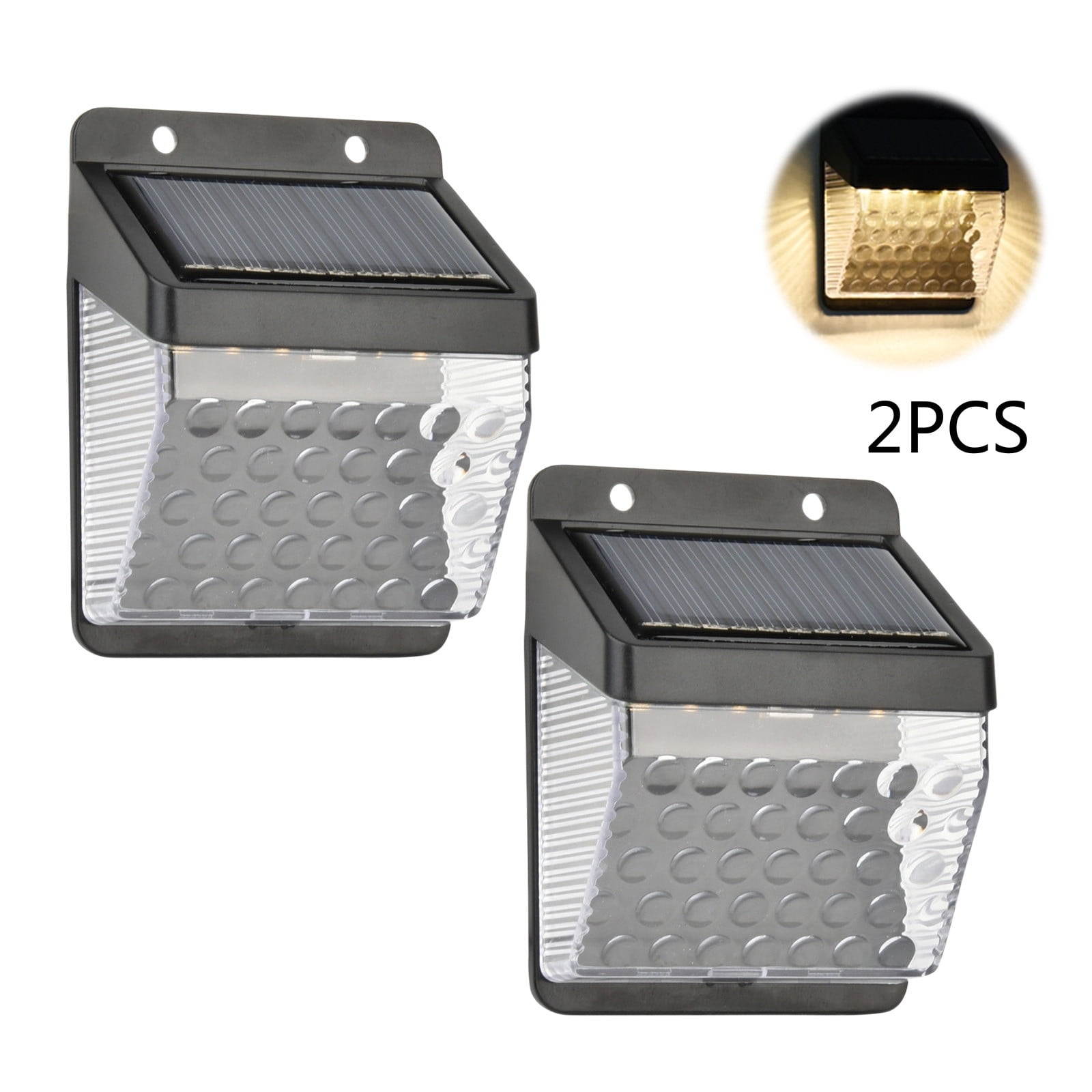 2-Pack Outdoor Motion Sensor Garden Lights, Wireless LED, Auto-On/Off ...