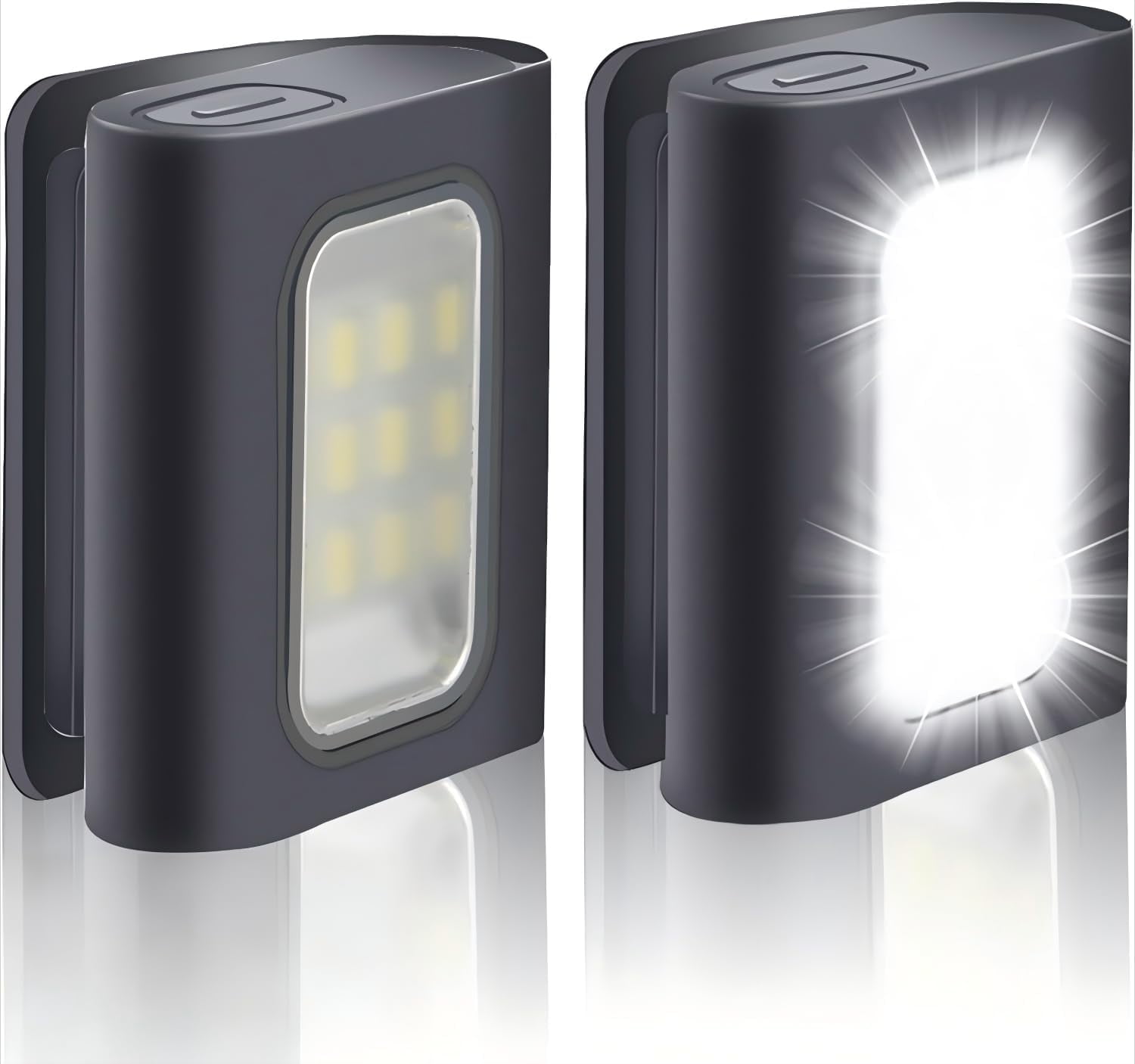 2 Pack Outdoor Night Running Lights, LED Lights for Runners with ...