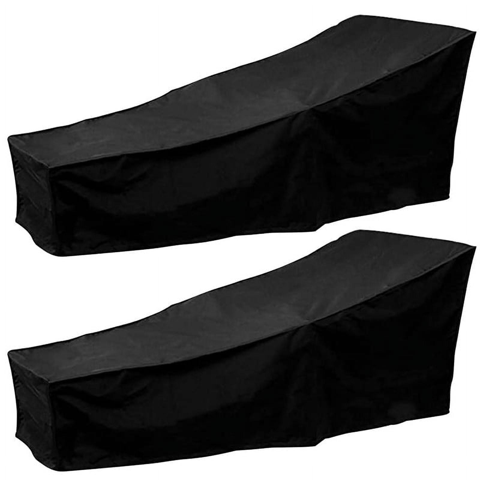 2 Pack Outdoor Sun Cover, Waterproof Garden Wicker Chair Sunbed Cover ...