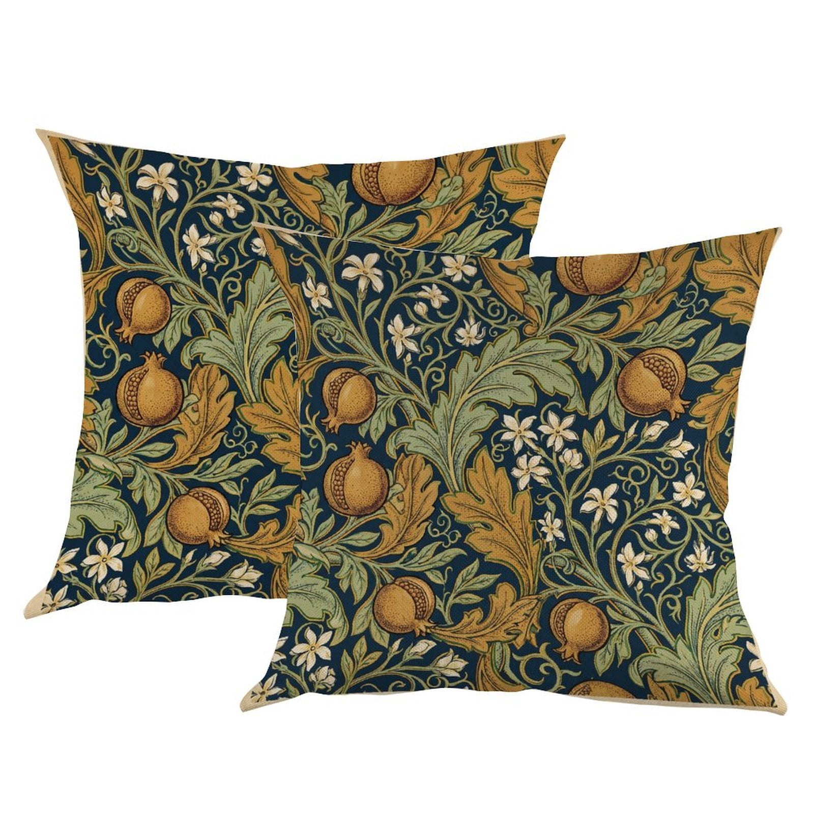 2 Pack Outdoor Throw Pillow Covers, Square Waterproof Pillow Cases for ...