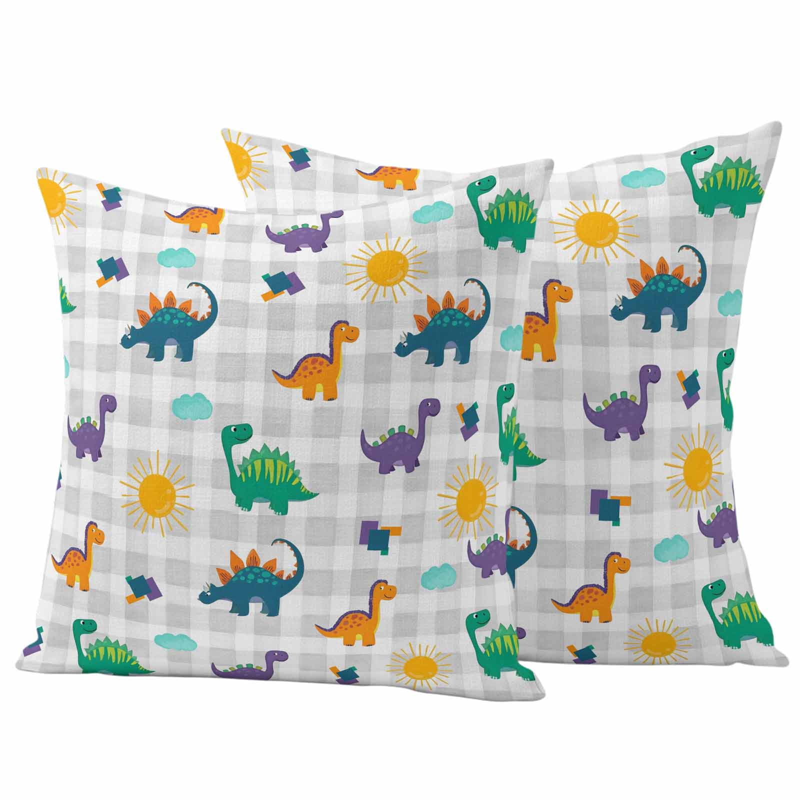 2 Pack Outdoor Waterproof Throw Pillow Covers,Funny Cartoon Watercolor ...