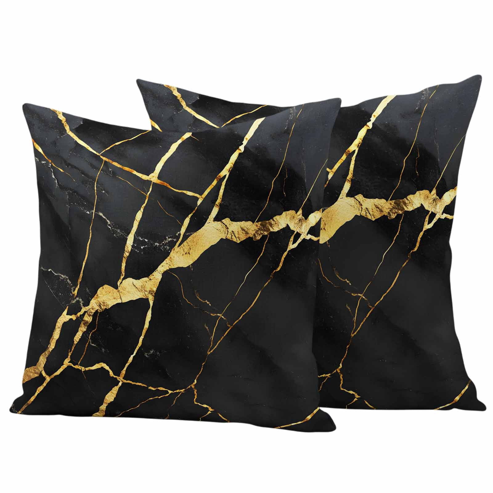 2 Pack Outdoor Waterproof Throw Pillow Covers,Marble Texture Decorative ...