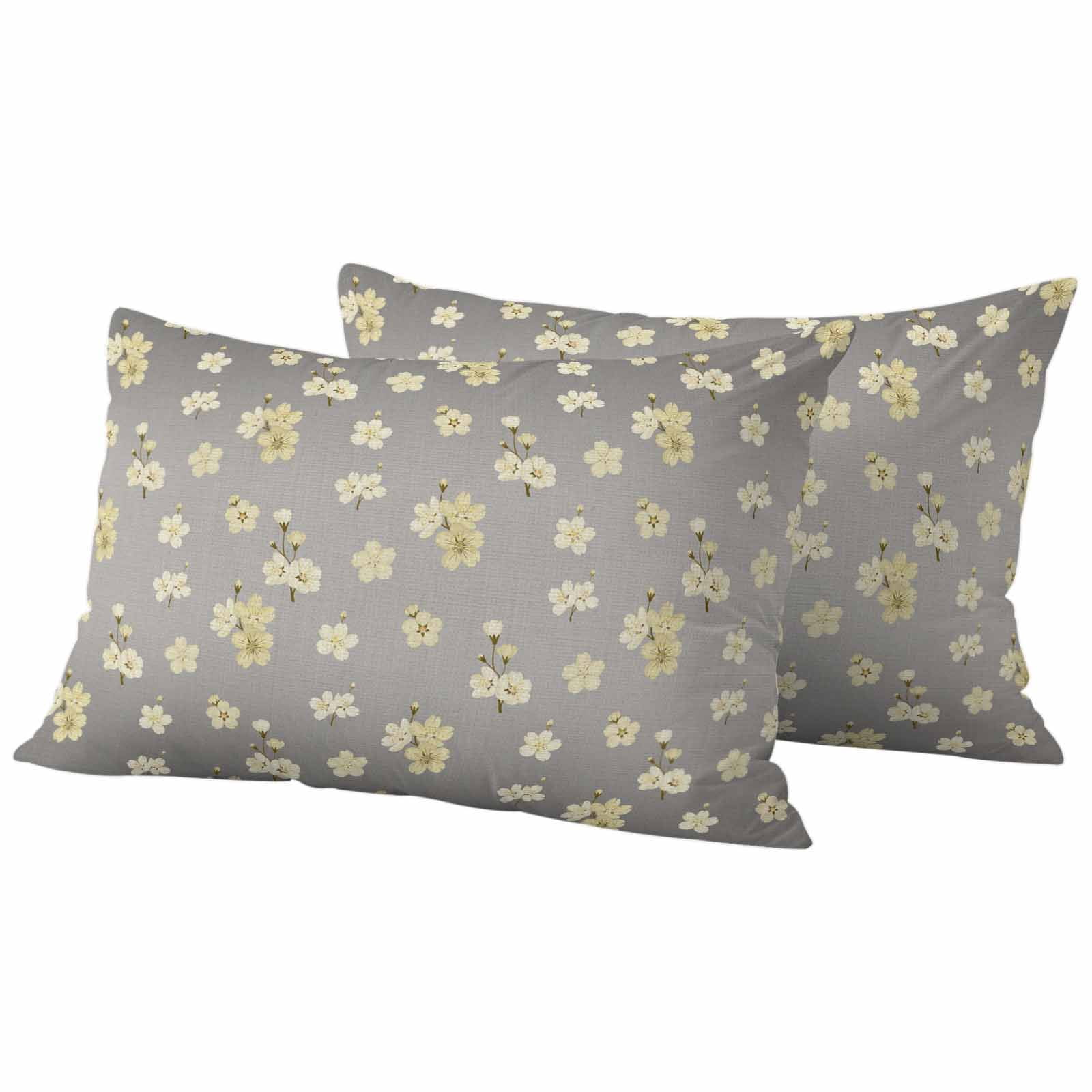 2 Pack Outdoor Waterproof Throw Pillow Covers,Spring Yellow Blossom ...