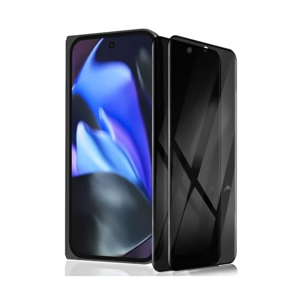 2 Pack Outer Privacy Tempered Glass for Google Pixel 9 Pro Fold/10 Pro ...
