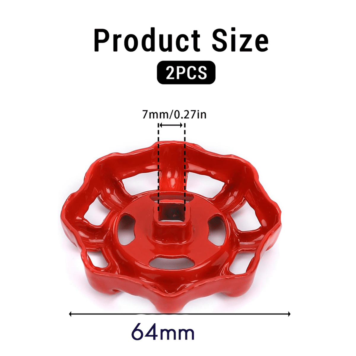 2 Pack Outside Faucet Handles Replacement Faucet Wheel Handle - Walmart.com