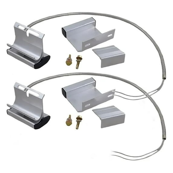 2 Pack Overhead Garage Door Floor Alarm Contact Sensor Track Mounted ...
