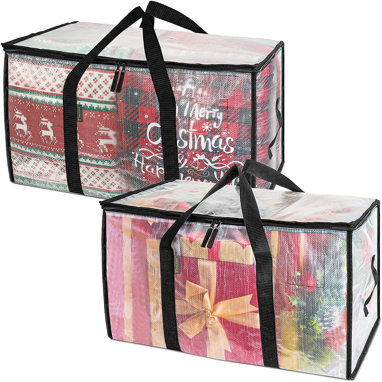 2-Pack Oversized Moving Bags with Reinforced Handles, Heavy-Duty ...