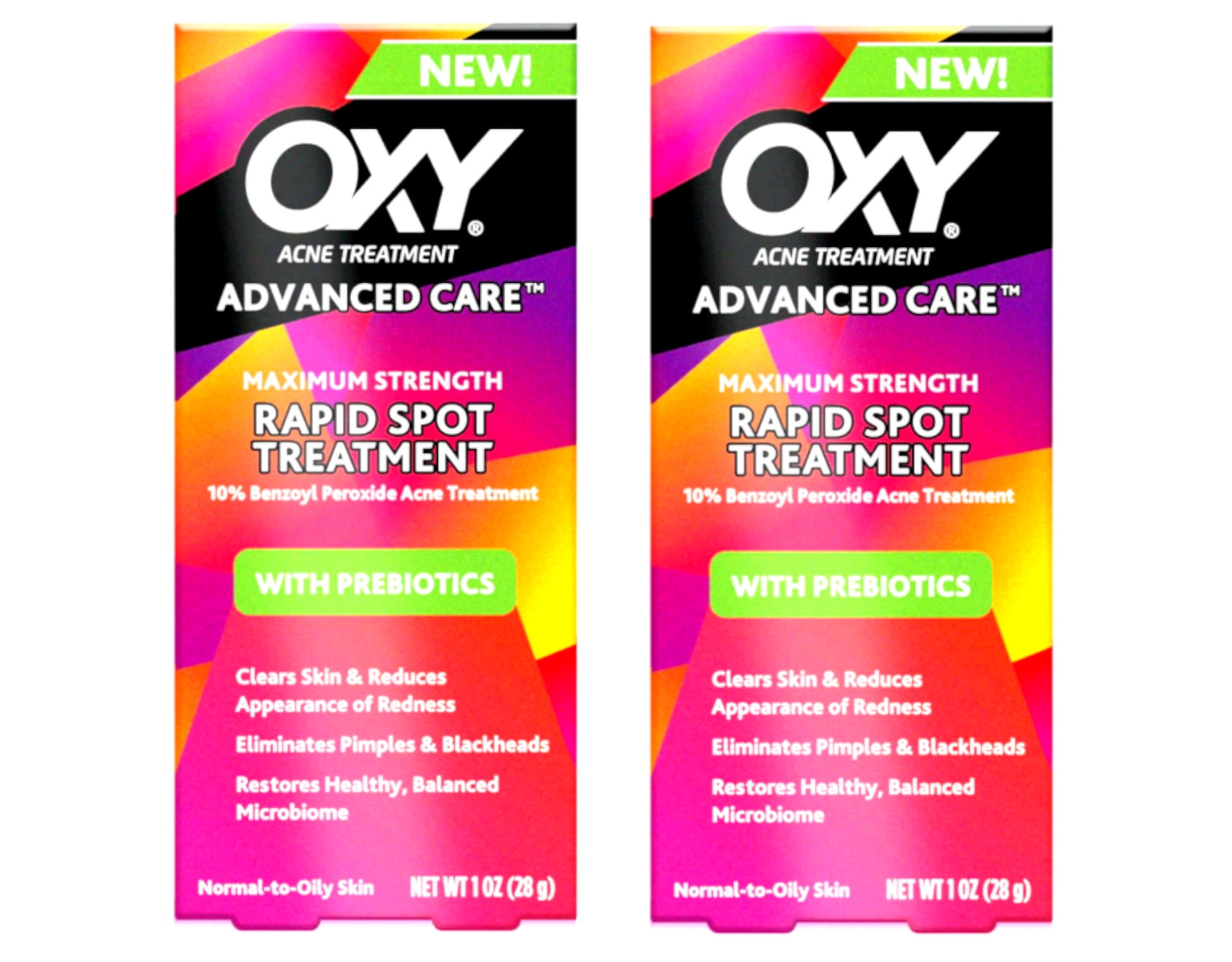 Oxy Maximum Action Acne Spot Treatment with Benzoyl Peroxide, Pimple ...