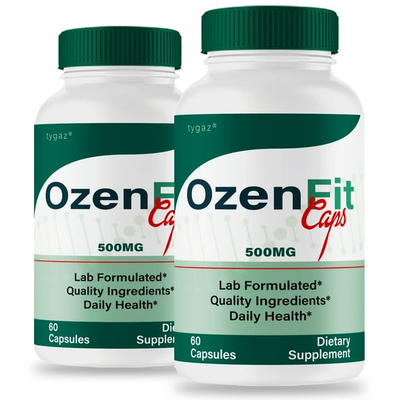 (2 Pack) OzenFit Caps - Ozen Fit Caps Pill Supplement - Walmart.com