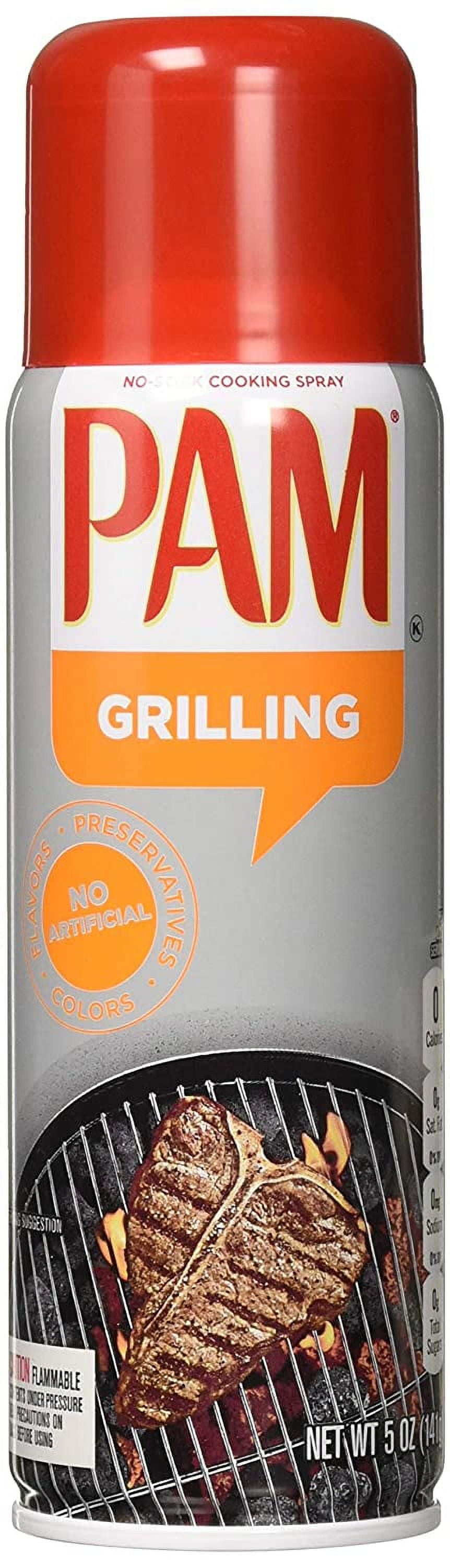 2 Pack PAM Unflavored Grilling No-Stick Cooking Spray - 5 Oz Each, High ...
