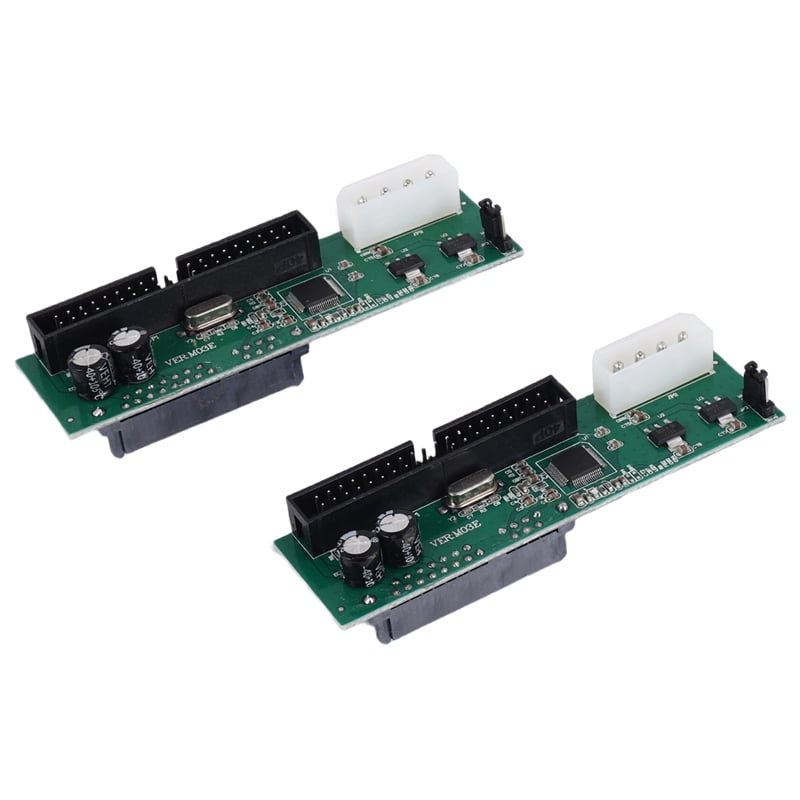2 Pack PATA IDE to SATA Hard Drive Converter Adapter for 3.5/2.5 HDD ...