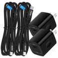 2 Pack PD 20W Fast Wall Charger Block, 20W Phone Charger with 6FT Type ...