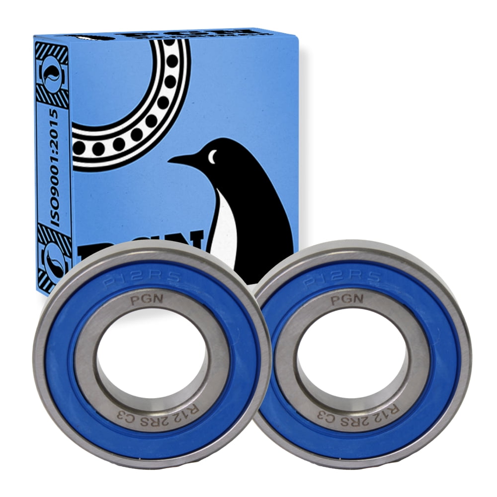 (2 Pack) PGN - R12-2RS Sealed Ball Bearing - C3 - 3/4"x1-5/8"x7/16 ...