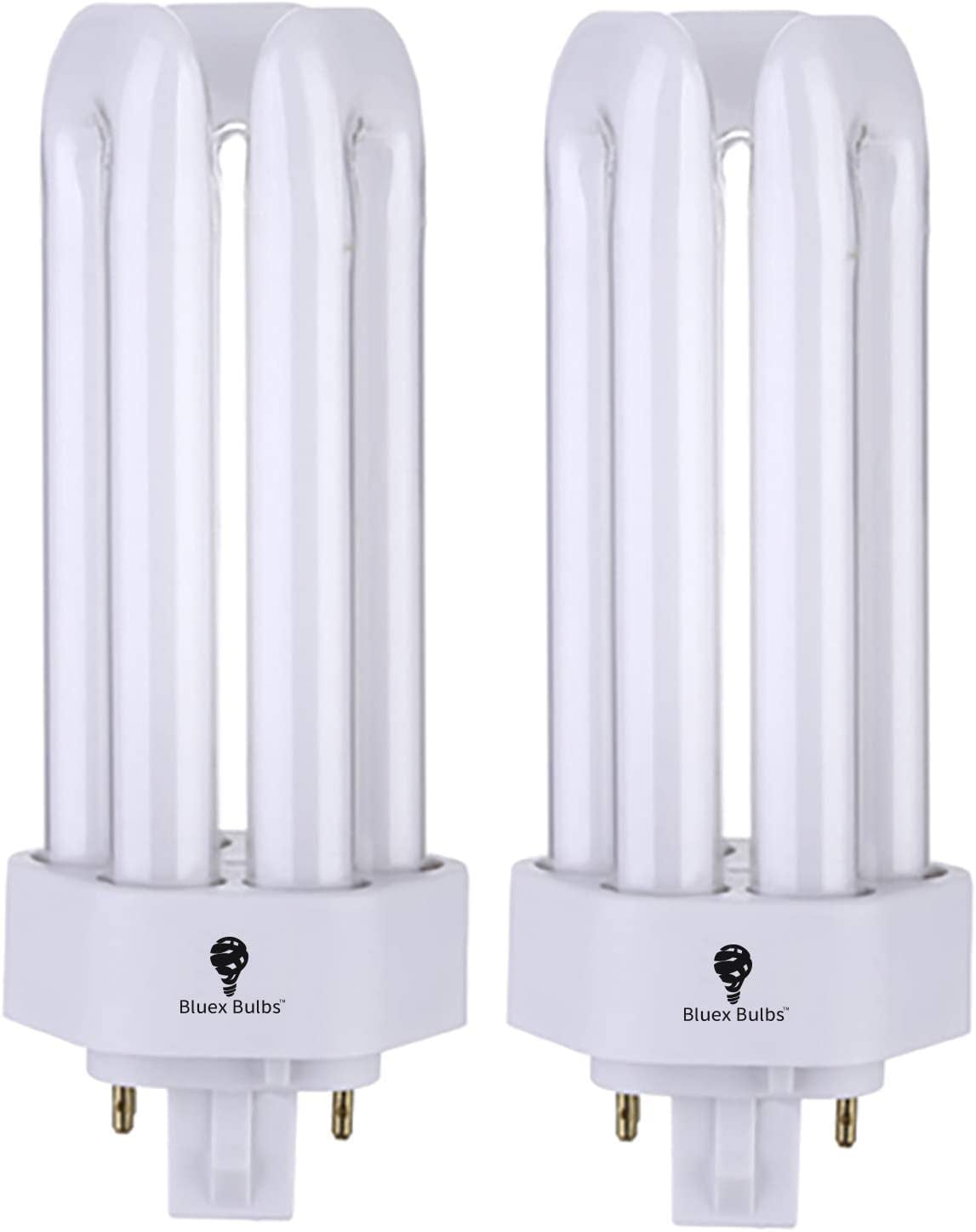 2 Pack PLT-26W 841 4 Pin GX24q-3 26 Watt Triple Tube CFL Light Bulb ...