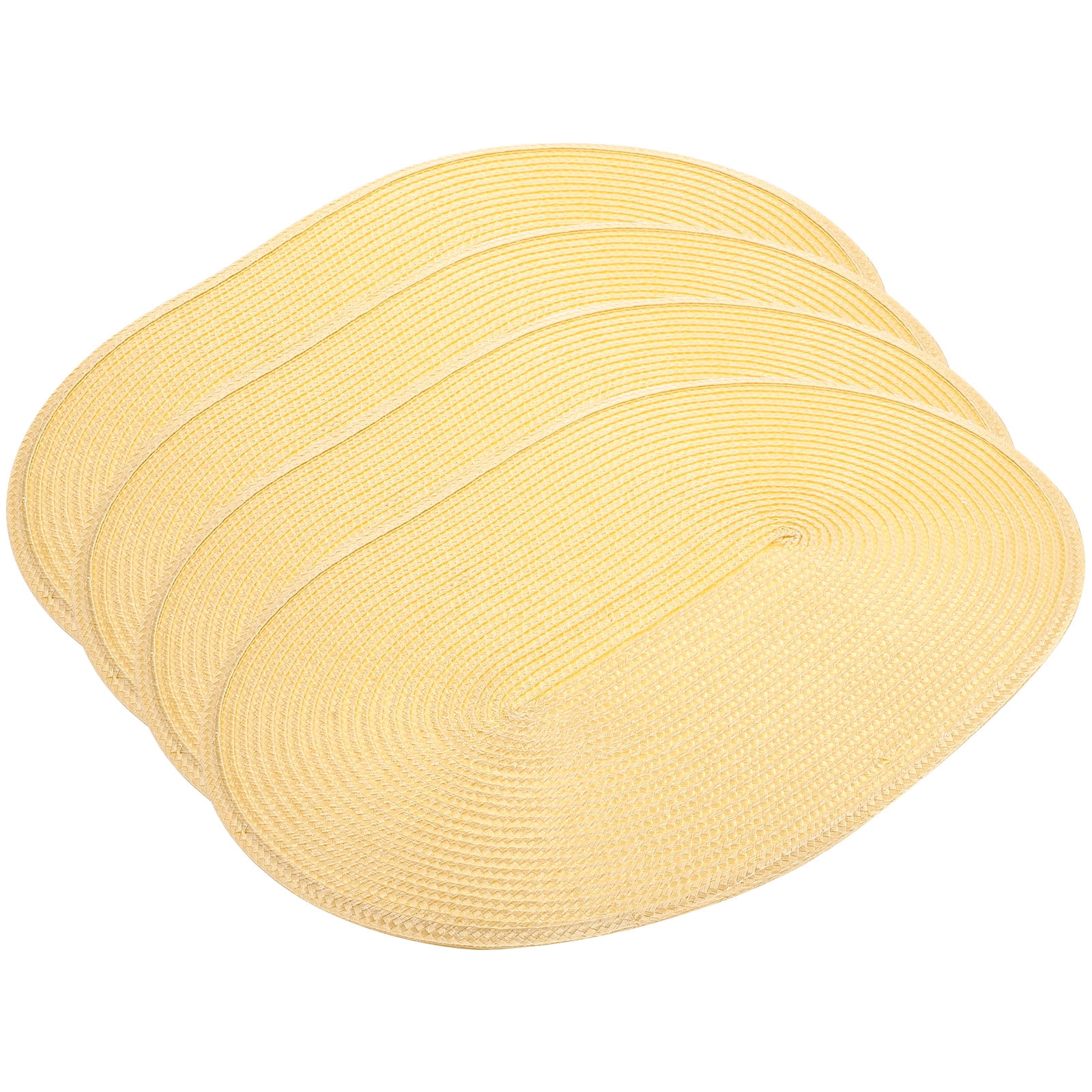 2 Pack PP Woven Table Mat Place Matte Dinner Mats Party Beige - Walmart.com