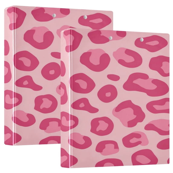 2 Pack PVC Round Ring Binders, 200 Sheet Capacity D-Ring File Folder ...
