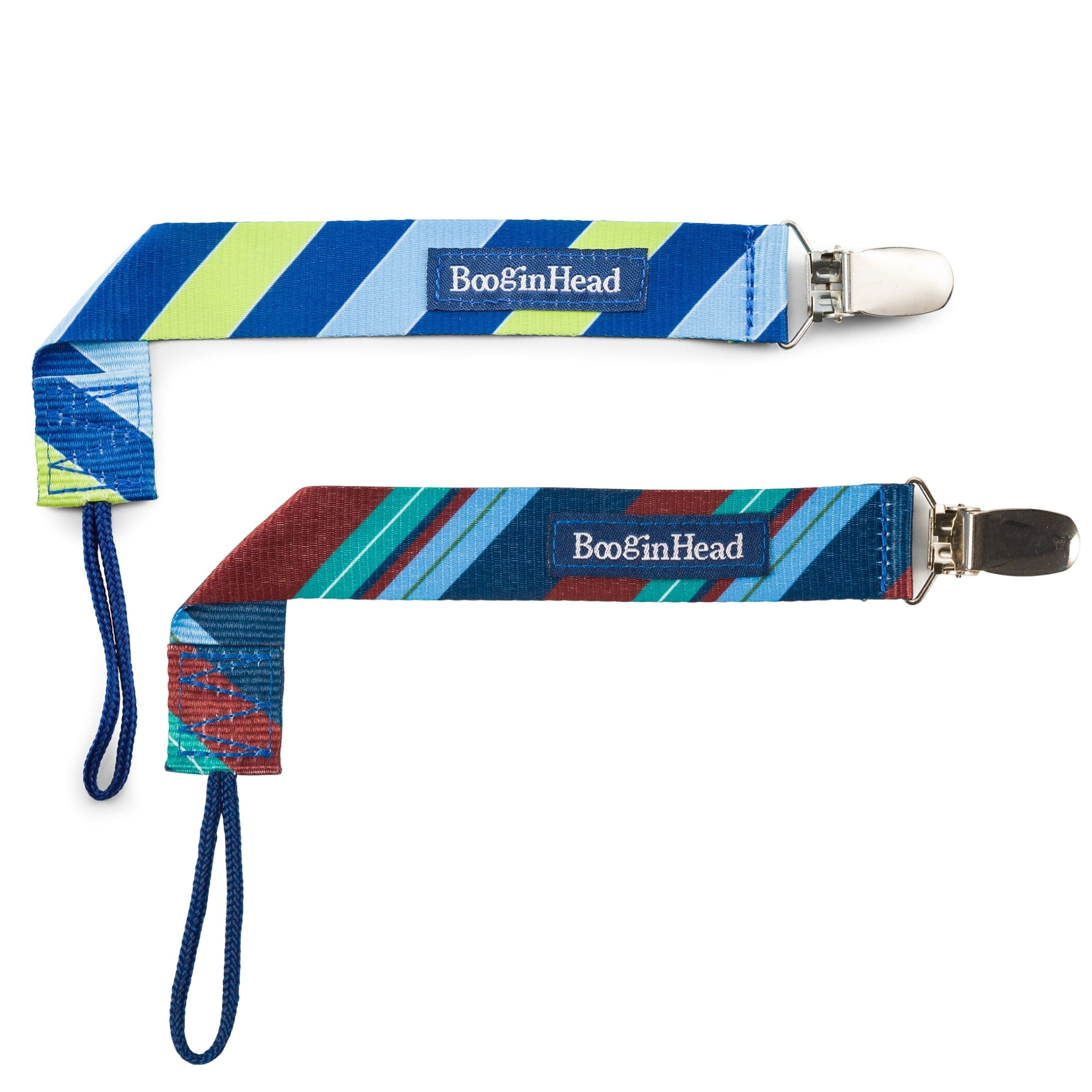 2-Pack Pacifier Clips Color: 2-Pack Preppy Ties - Walmart.com