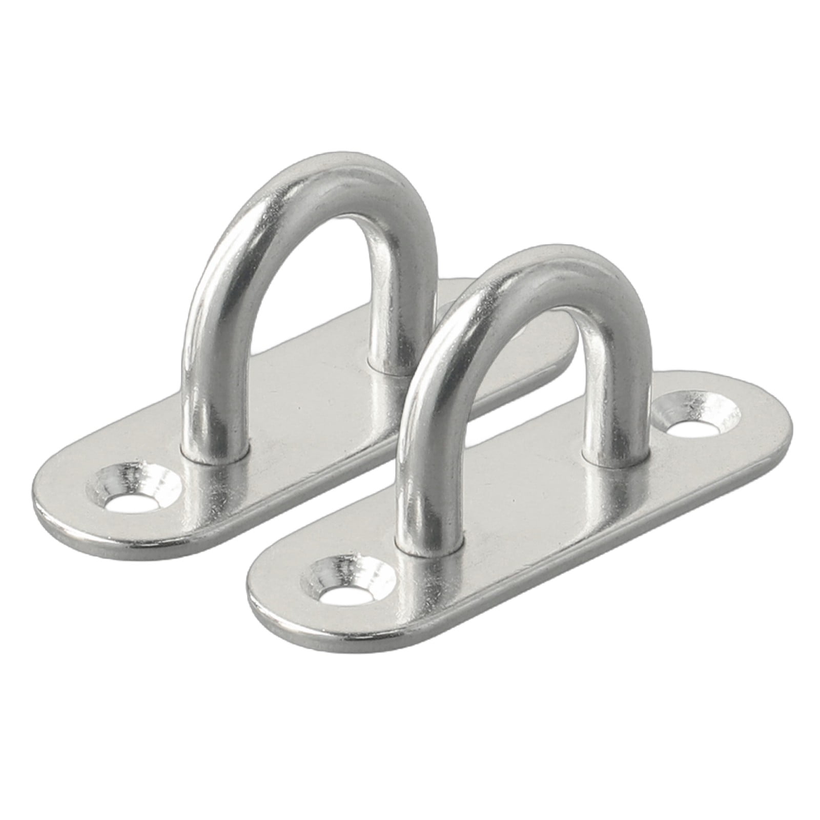 2 Pack Pad Eye Heavy Duty Stainless Steel Oblong Plate Staple Ring 6Mm ...