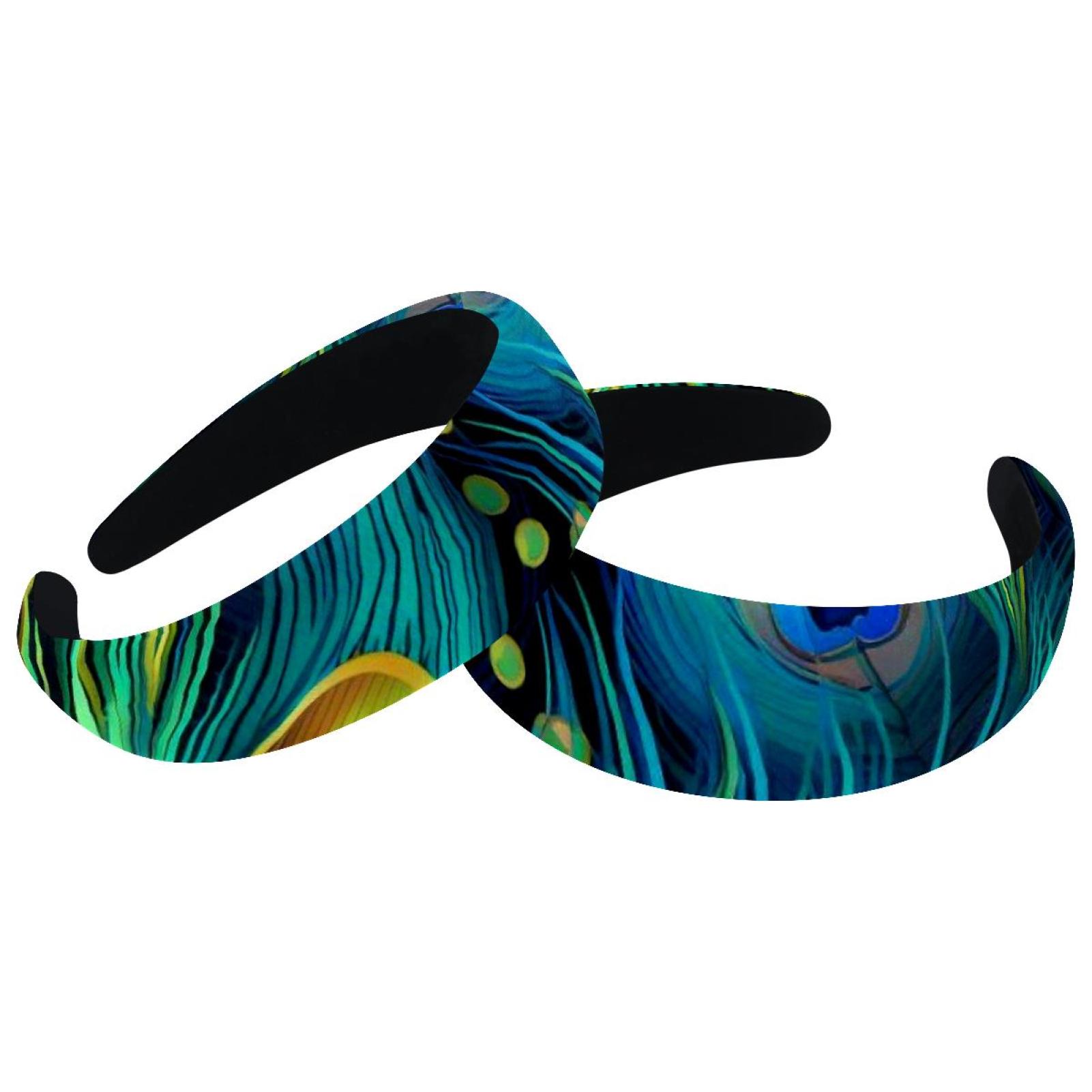 2 Pack Padded Headbands for Women Soft Thick Comfortable Headbands Cute ...