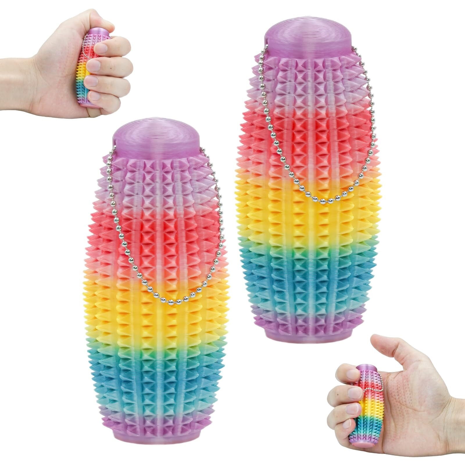 2 Pack Pain Stim Fidget Roller For Adults And Teens Spiky Sensory Hand ...