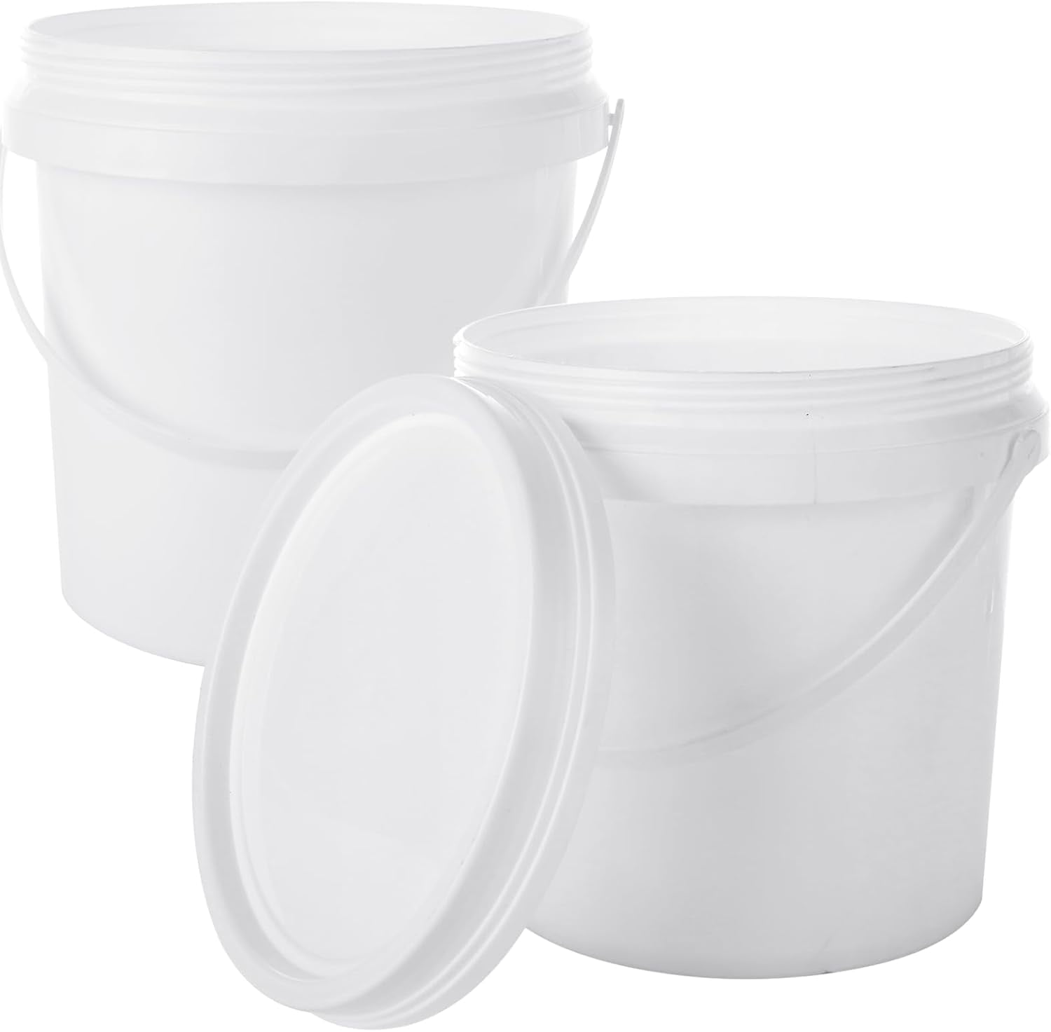 2 Pack Paint Buckets for Painting 2 Quart Paint Cans with Lids ...