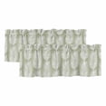 2 Pack Palm Leaves Valance for Window Summer Rustic Leaf Botanical Sage ...