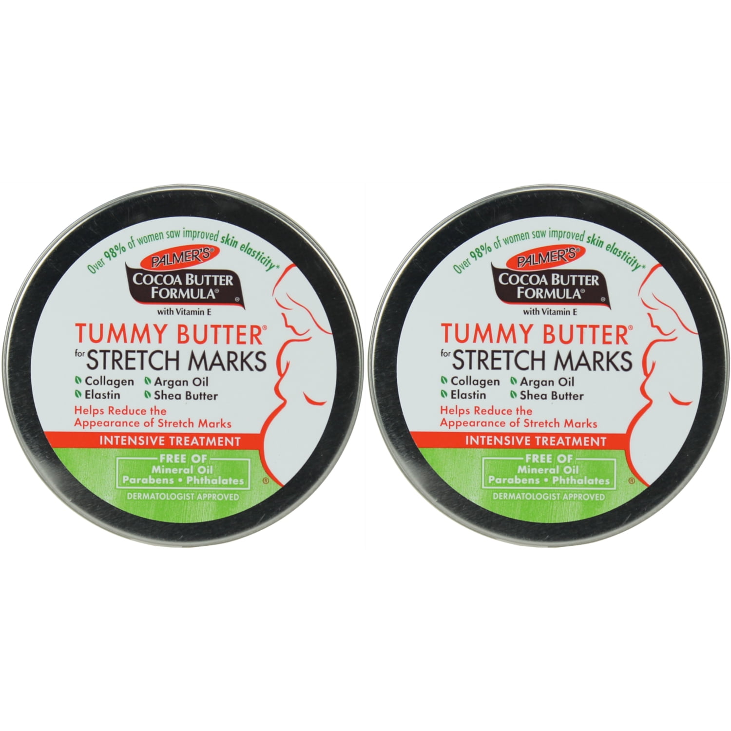 Palmer's Cocoa Butter Tummy Butter 2 Pack, Pregnancy Stretch Marks ...