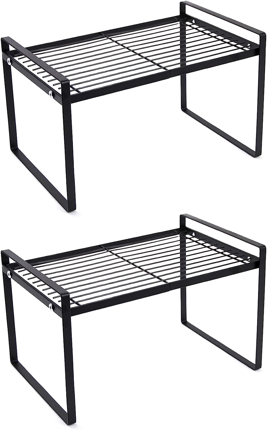 2 Pack Pantry Organization Storage Cupboard Shelving Organizer,Under ...