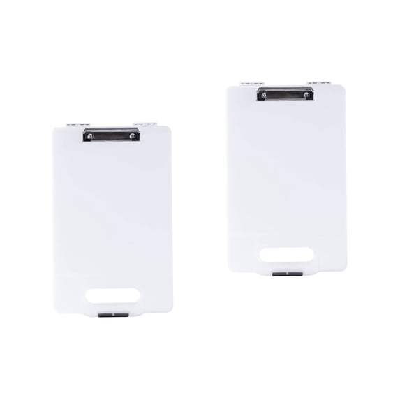 2 Pack Paper Bins Clipboard with Storage Compartment Students' Box ...