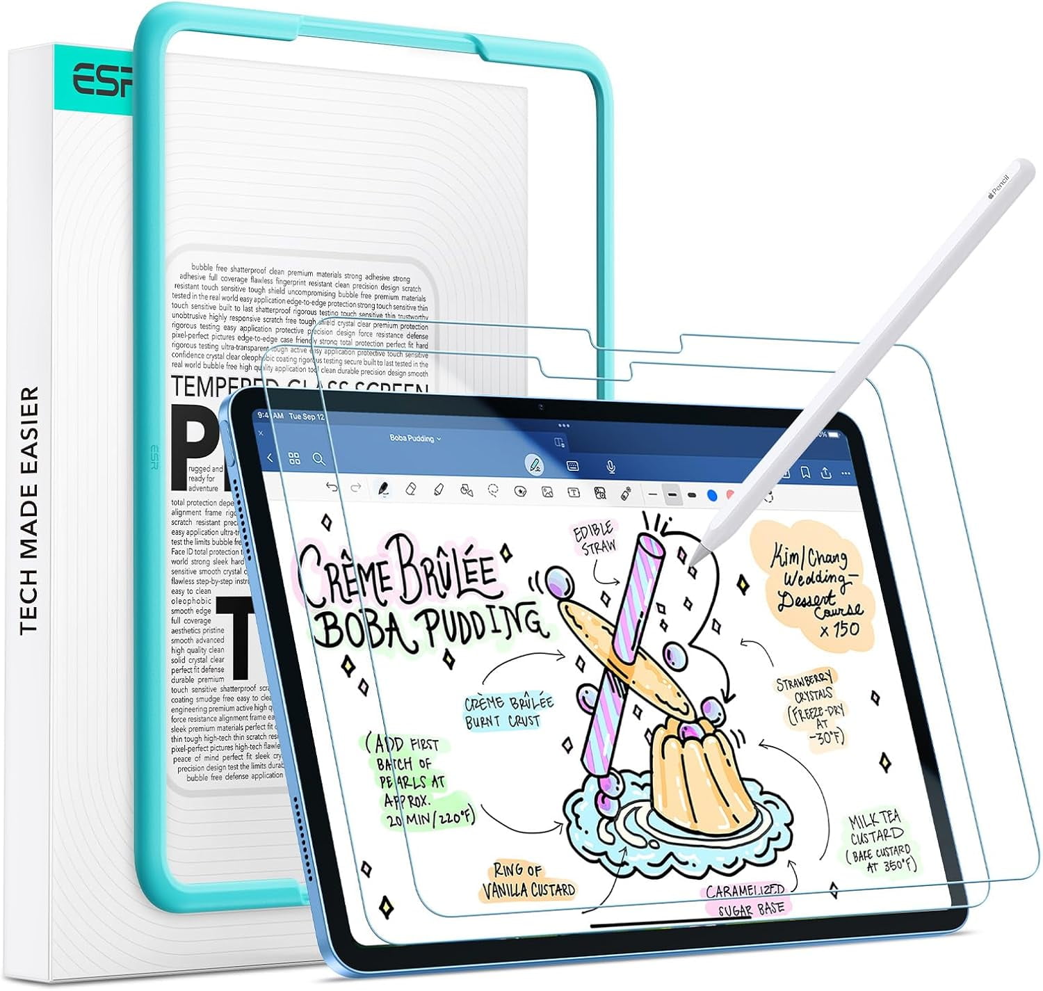 2 Pack Paper-Feel Screen Protectors for iPad A16 11th/10th Generation ...