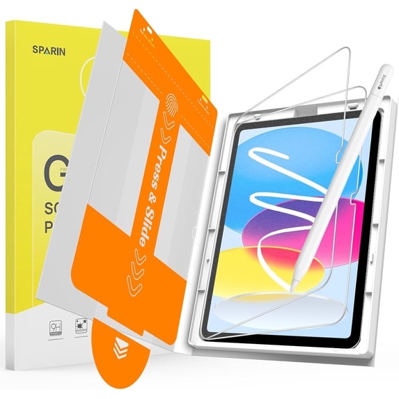 2 Pack Paper Glass Screen Protector for iPad A16 11th/10th Generation ...