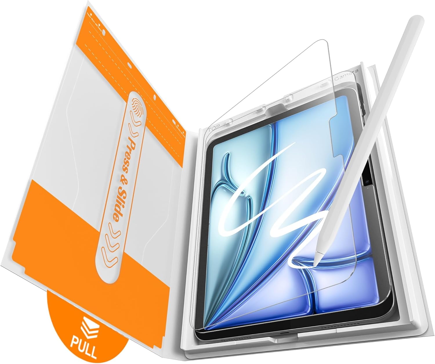 2 Pack Paper-feel Glass Screen Protector for iPad Air 11 Inch M3 2025 ...