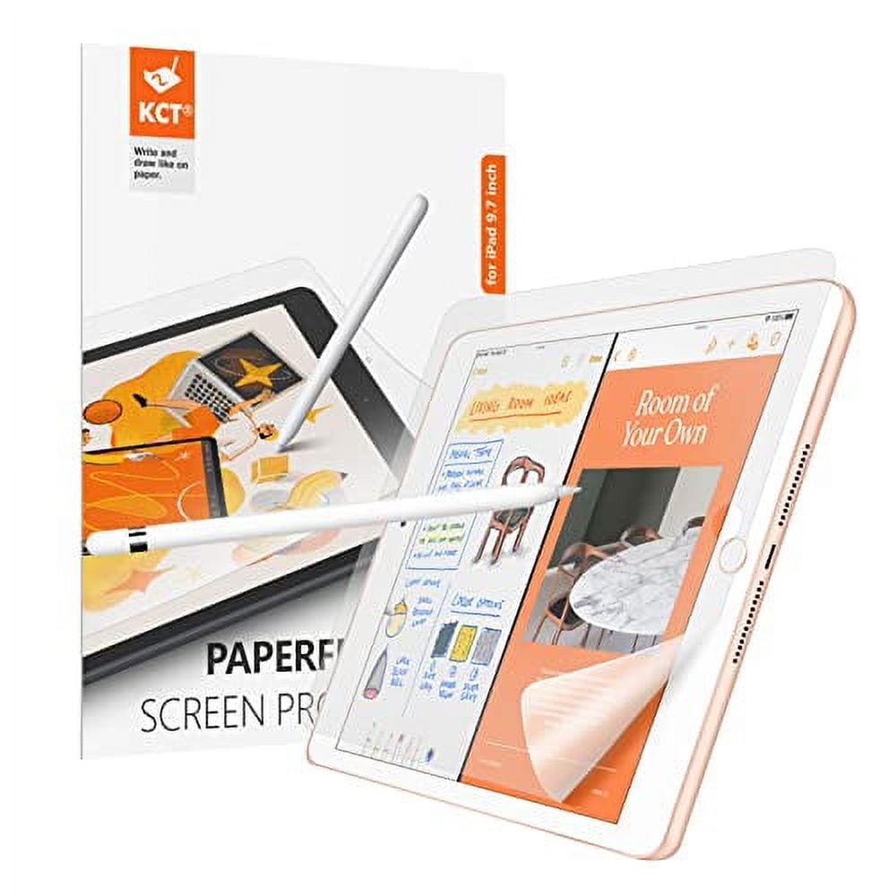 [2 Pack] Paperfeel Screen Protector Compatible With Ipad 6Th/5Th ...