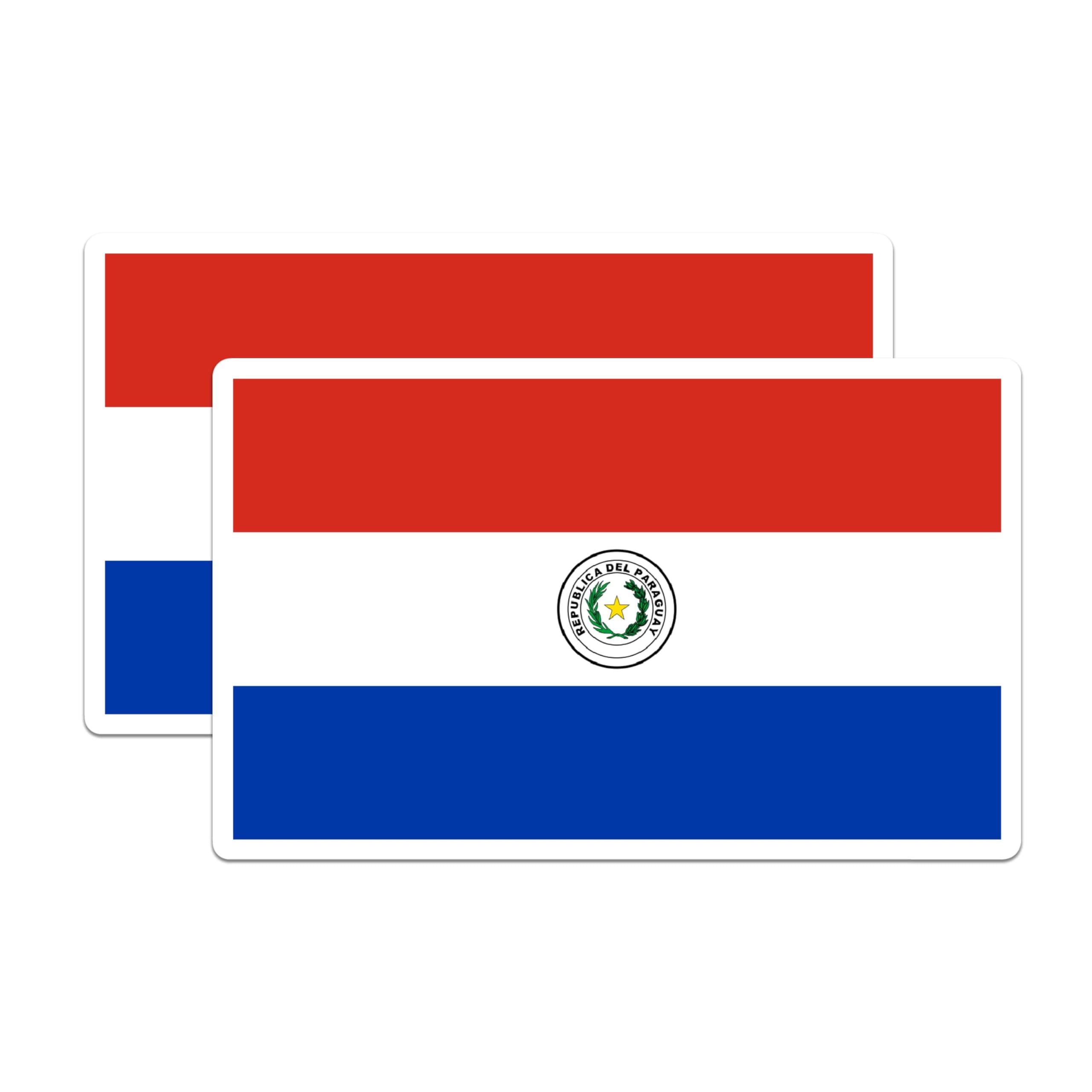 (2 Pack) Paraguay World Flag Magnets - Pride - 5 Inches On Longest Side ...