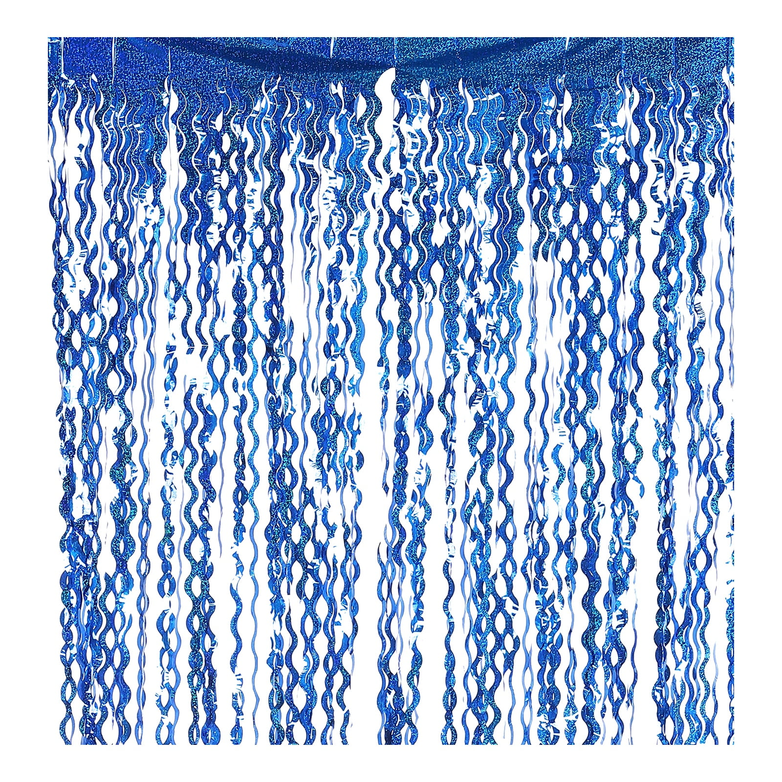 2 Pack Party Backdrop Decoration, 1mx2m Tinsel Streamer Foil Fringe ...