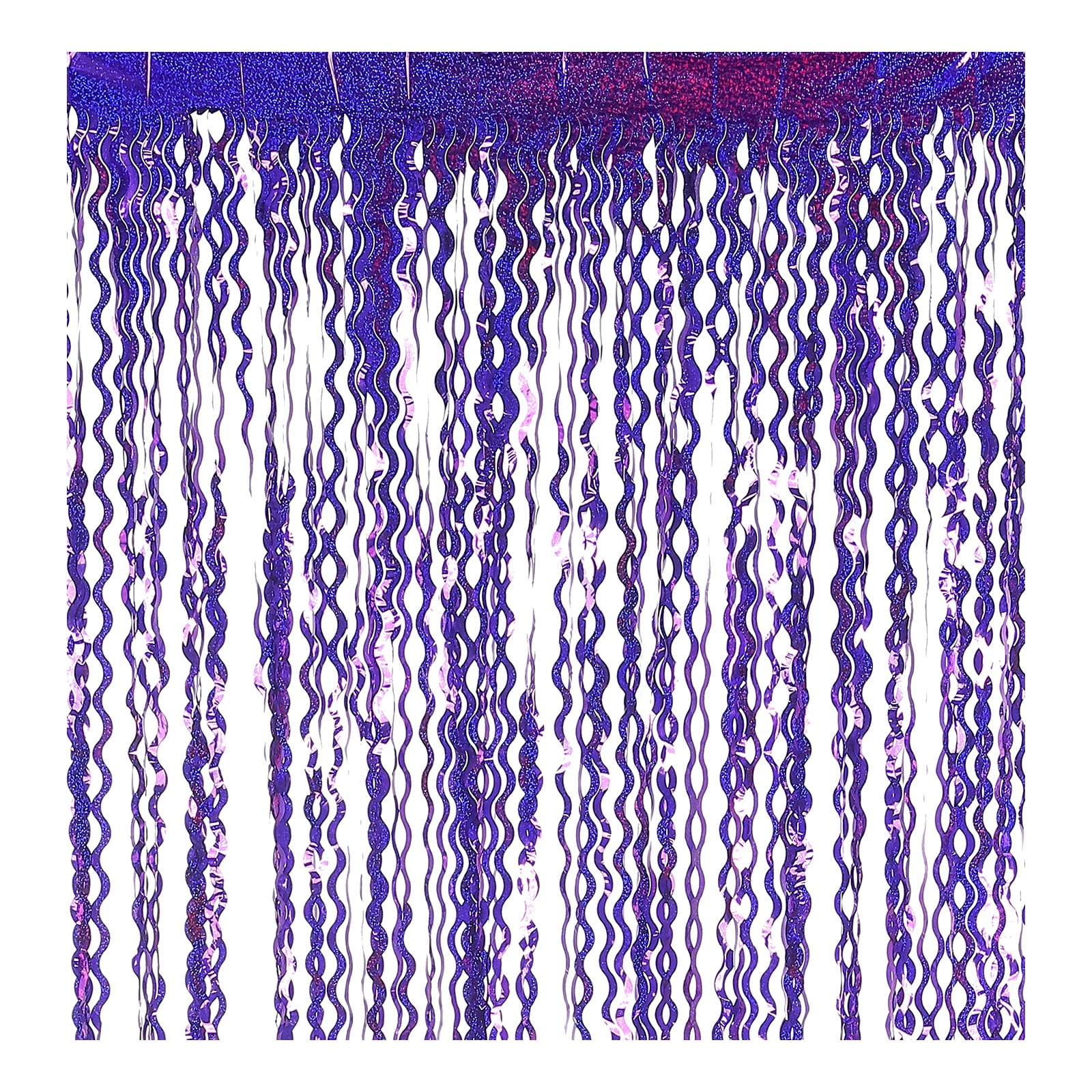 2 Pack Party Backdrop Decoration, 1mx2m Tinsel Streamer Foil Fringe ...