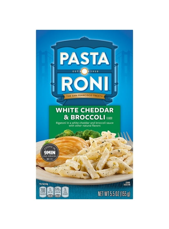 2 Pack Pasta Roni White Cheddar & Broccoli Flavor Pasta Mix, 5.5 oz Box ...