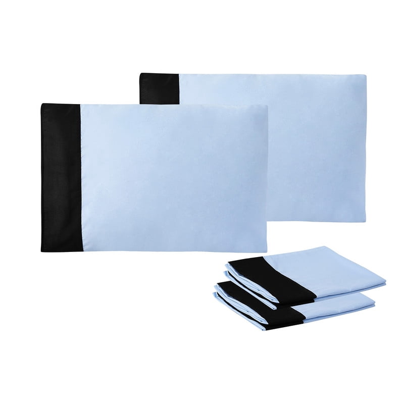 2 Pack Patchwork King Size Pillowcases, Ultra-Soft Microfiber Envelope ...