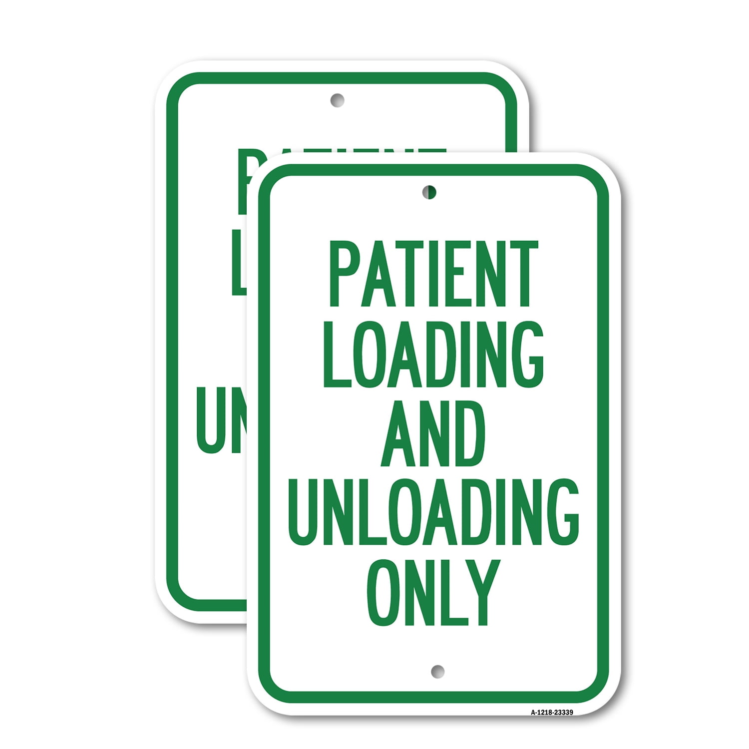 (2 Pack) Patient Loading and Unloading Only | 18" X 24" Heavy-Gauge ...