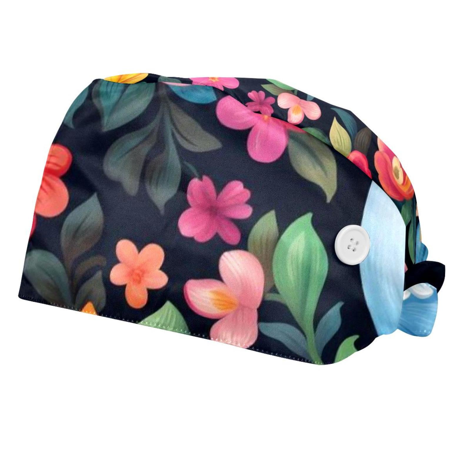 2 Pack Peace Dove Adjustable Bouffant Caps Hats Working Cap - Walmart.com