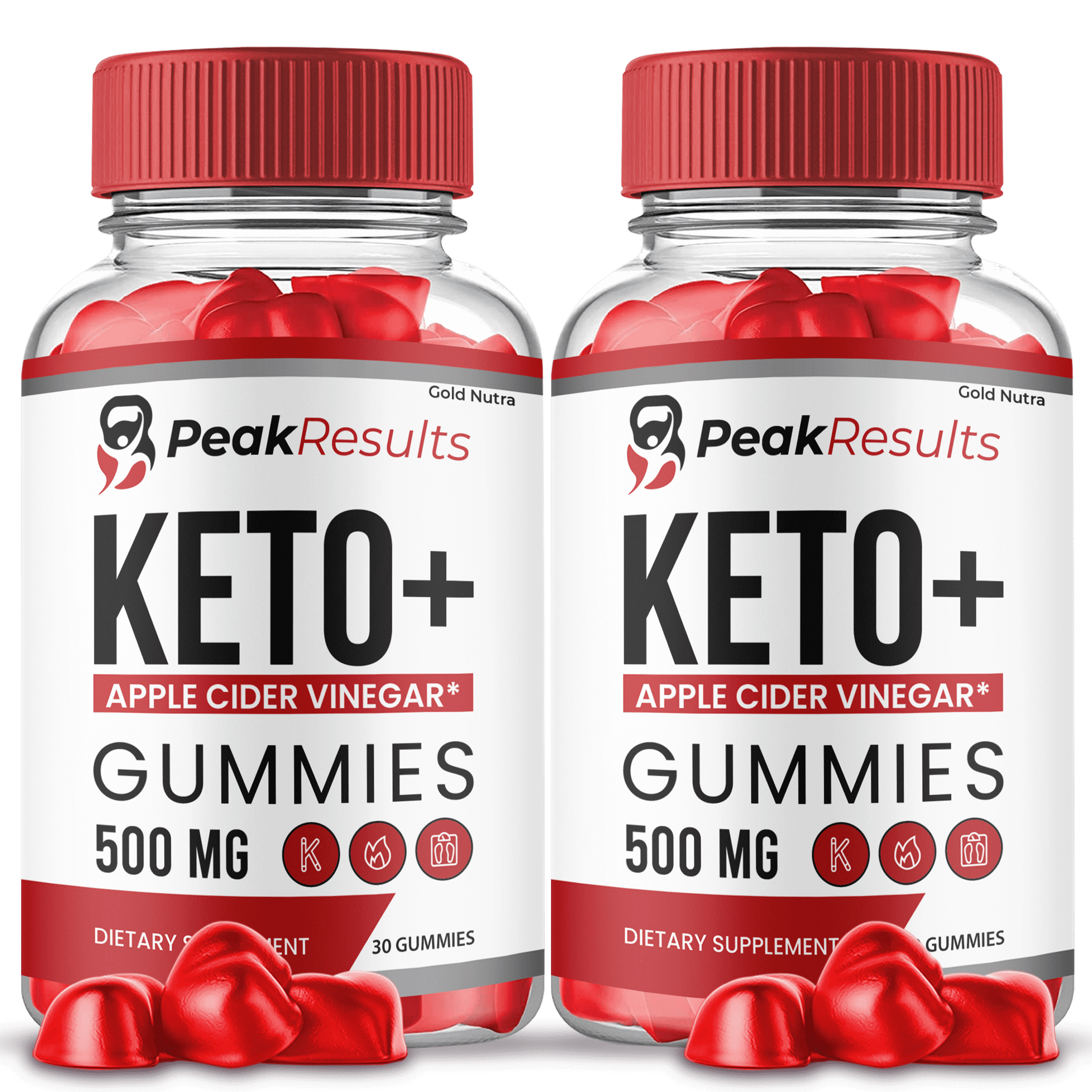 (2 Pack) Peak Results Keto ACV Gummies, Peak Results Keto with Apple ...