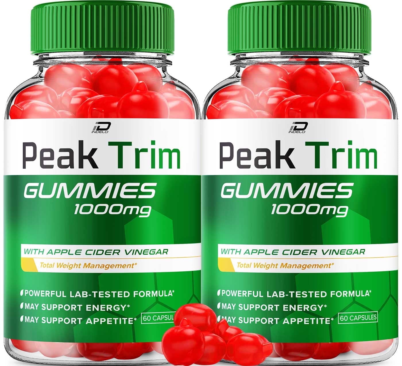 (2 Pack) Peak Trim Keto ACV Gummies Supplement – PeakTrim + ACV Gummies ...