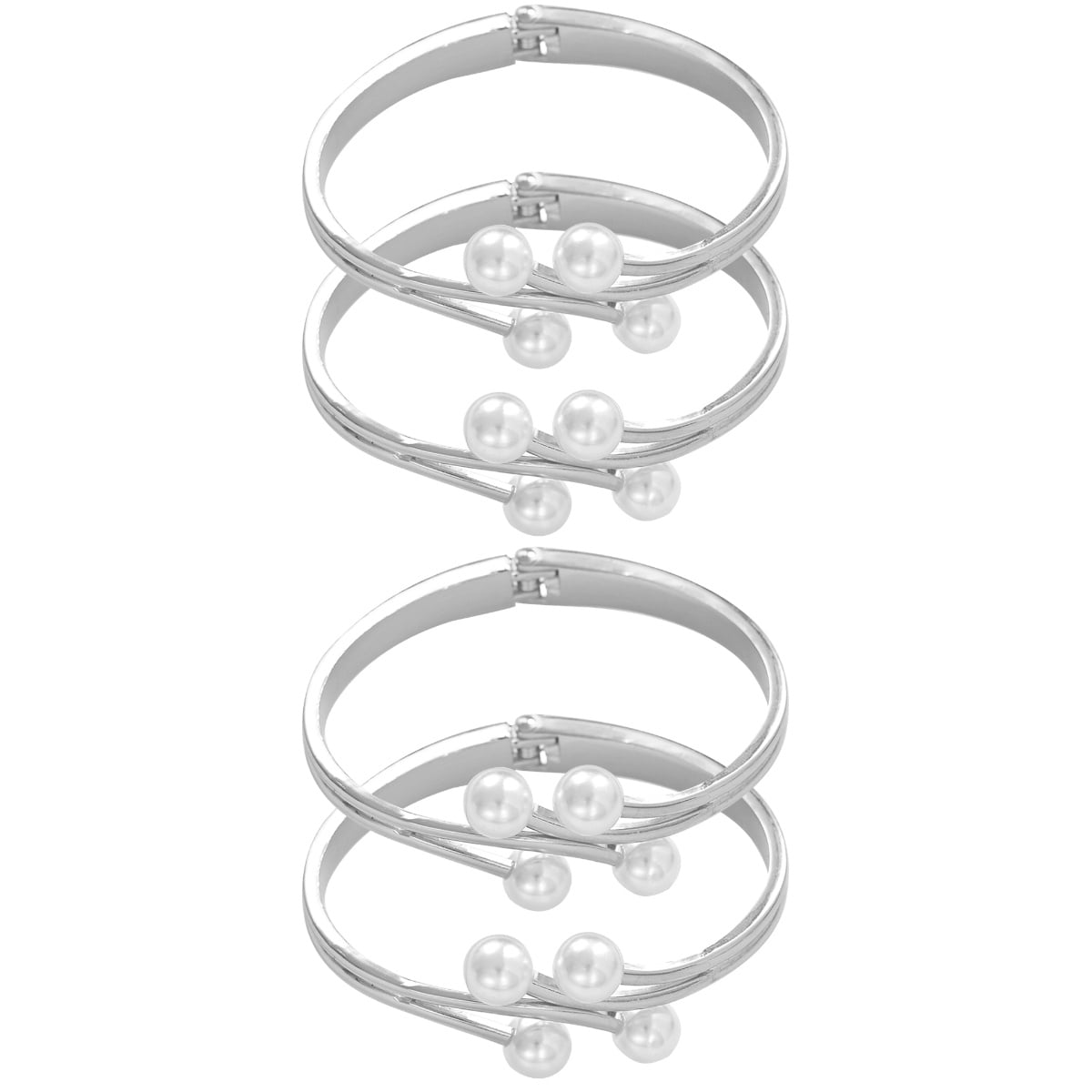 SOPOTUTU Alloy Curtain Tiebacks 4 Pieces Decorative Holdbacks for ...