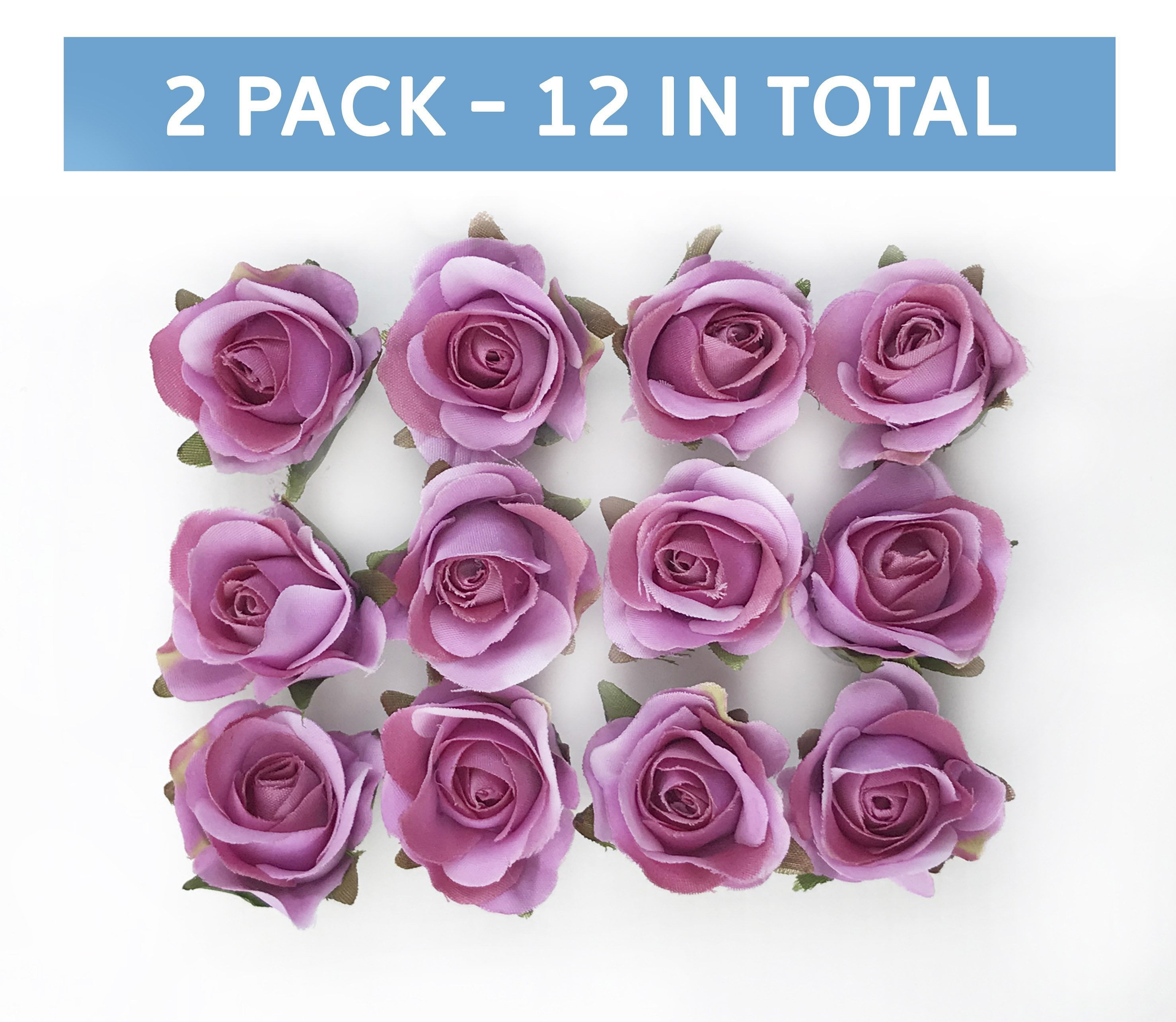 2 Pack - Peel and Stick Flat Back Roses for Grad Cap Decoration ...
