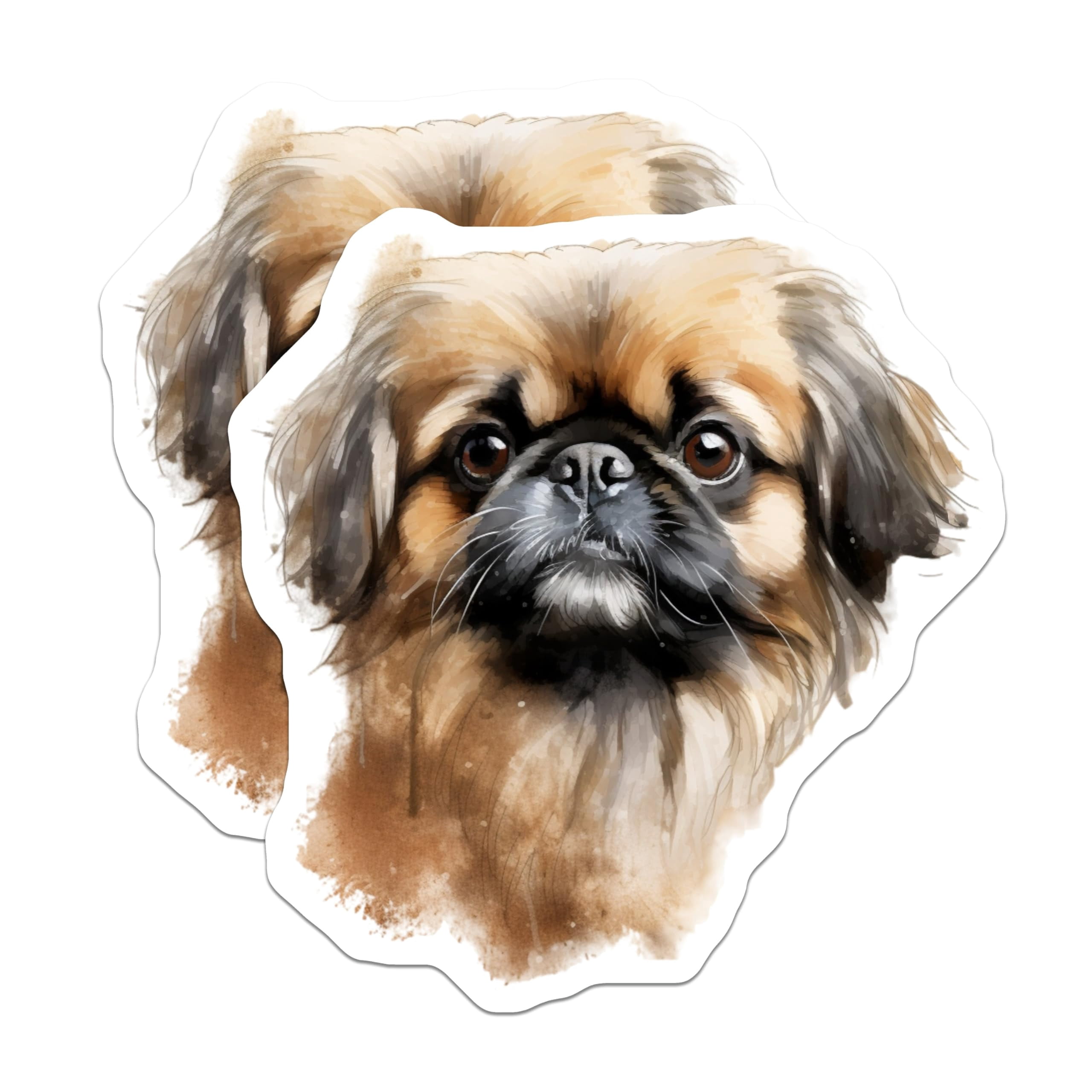 (2 Pack) Pekingese Magnets - Cute Dog Art - Dog Mom Decor - Animal ...