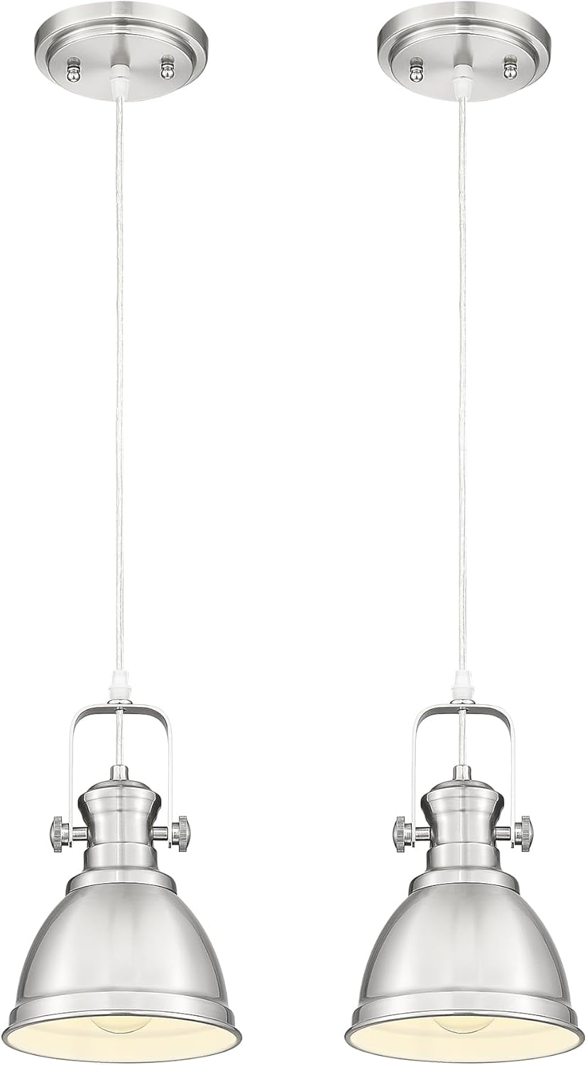 2 Pack Pendant Lights Kitchen Island, Farmhouse Hanging Lights Fixtures ...