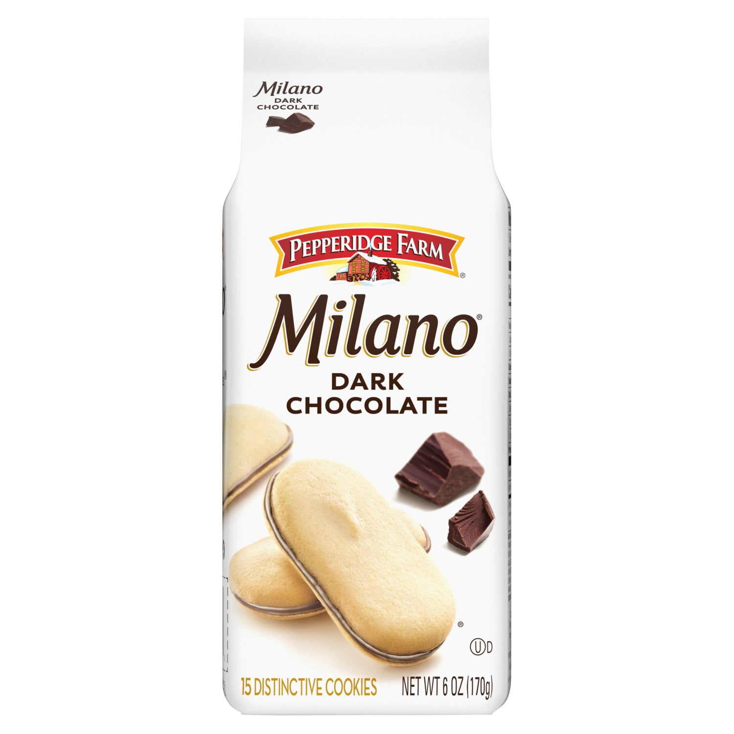 2 Pack - Pepperidge Farm Milano Cookies Dark Chocolate 6 oz Package May ...